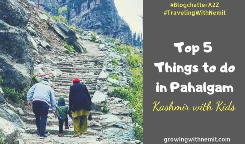 A Day in Pahalgam, Kashmir - Top 5 Things to do when traveling with Kids!