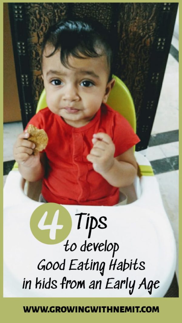 4 Tips to develop good eating habits in kids #GrowRight