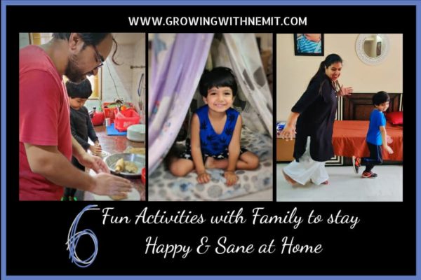 Staying active while staying at home with these Fun Activities with Family