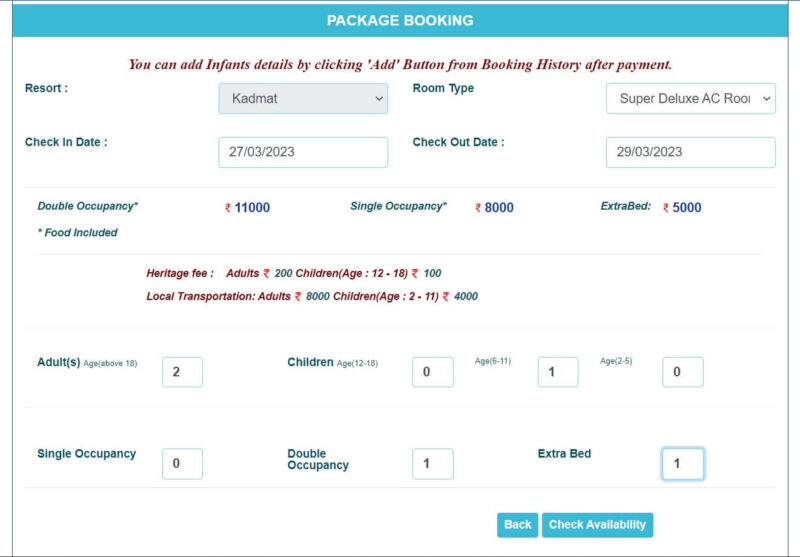 How to do the Bookings for Lakshadweep and get the Entry Permit? Part 2